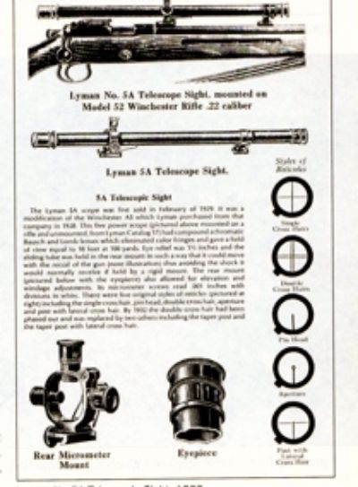 Lyman 438 -Field Scope | Rimfire Central Firearm Forum