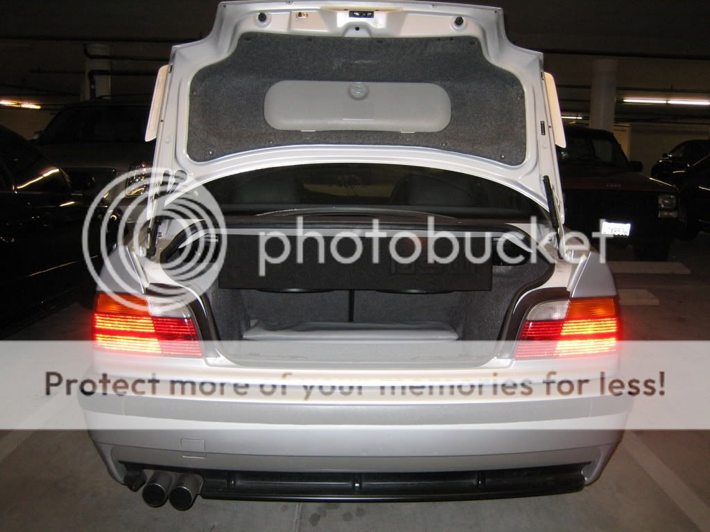 E36 BSW D210 subwoofer system (dual 10" rear deck box)