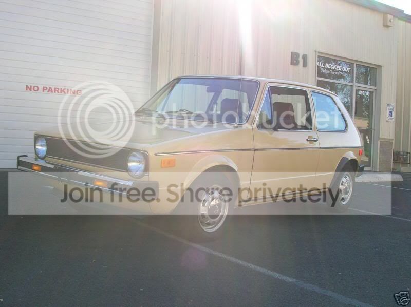 Latest Acquistion....78 Rabbit.....32k original miles...(not 56k ...