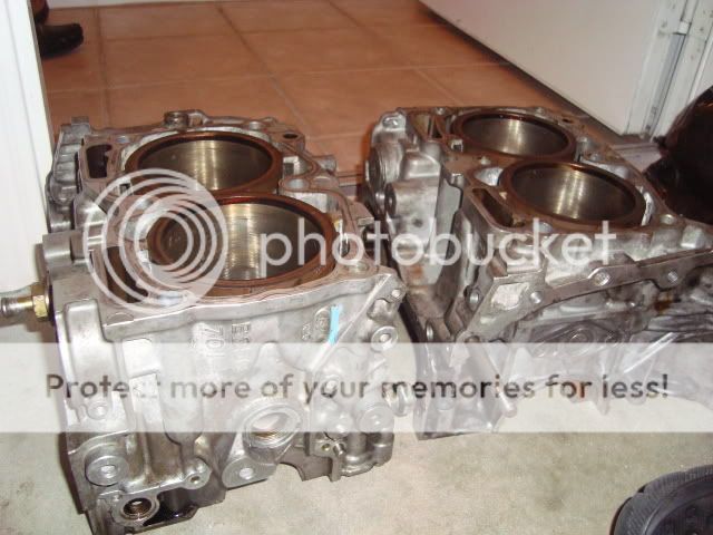 EJ257 bare block with darton sleeves, timing belt, Crank shaft, arp ...