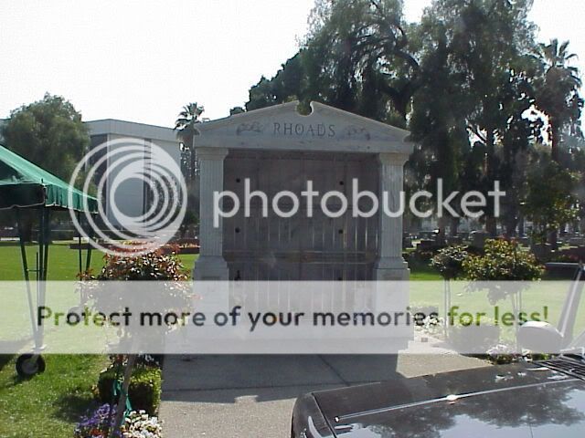 Randy Rhoads tomb pic's inside.... - Electric Guitars - Harmony Central