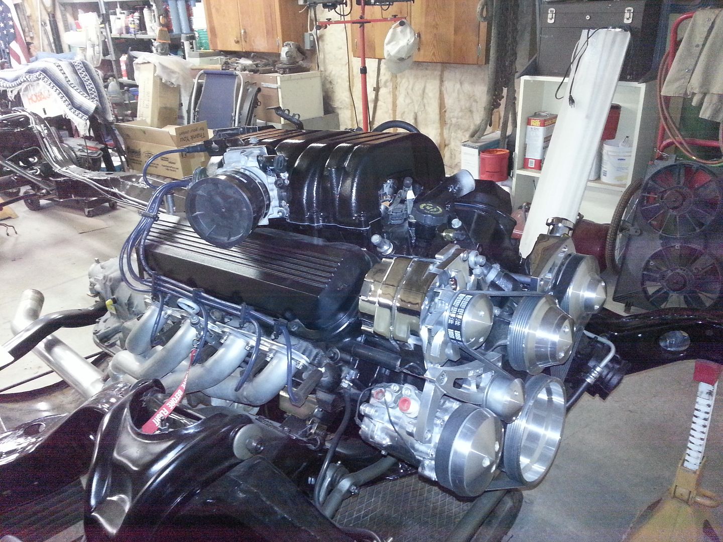 cold air intake and serpentine set ups | Team Chevelle